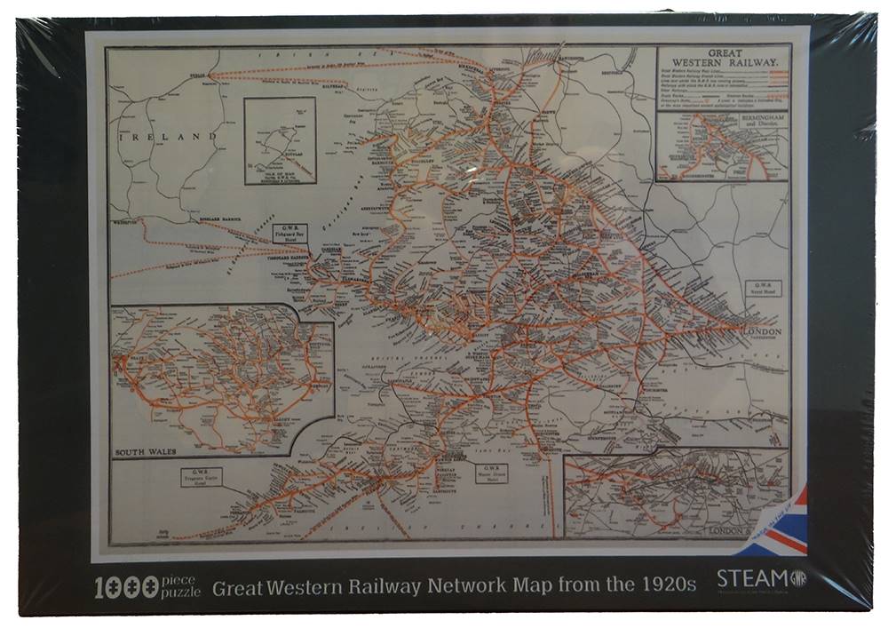 Buy GWR Network Map Jigsaw 1000 Pieces - Steam Museum
